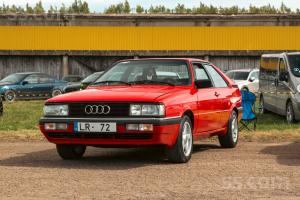 Red Audi Coupe 1985 in Bauska, with an engine capacity of 2.20 L and mileage of 240 thousand km for 12000 €, photo  on AUTOMOTO.COM.LV