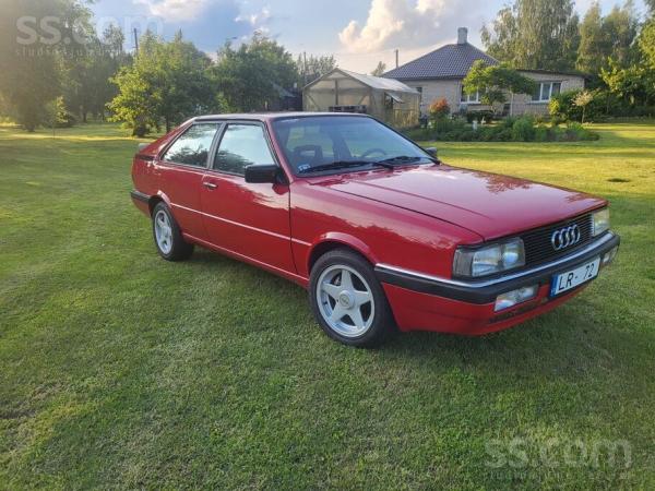 Red Audi Coupe 1985 in Bauska, with an engine capacity of 2.20 L and mileage of 240 thousand km for 12000 €, photo 4 on AUTOMOTO.COM.LV
