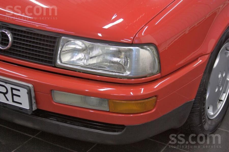 Sarkans Audi Coupe 1989 Ventspils, ar dzinēja tilpumu 2.00 L un nobraukumu 106 tūkst. km par 5000 €, foto 2 vietnē AUTOMOTO.COM.LV
