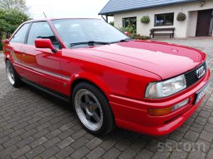 Red Audi Coupe 1990 in Riga, with an engine capacity of 2.30 L and mileage of 225 thousand km for 7990 €, photo 3 on AUTOMOTO.COM.LV