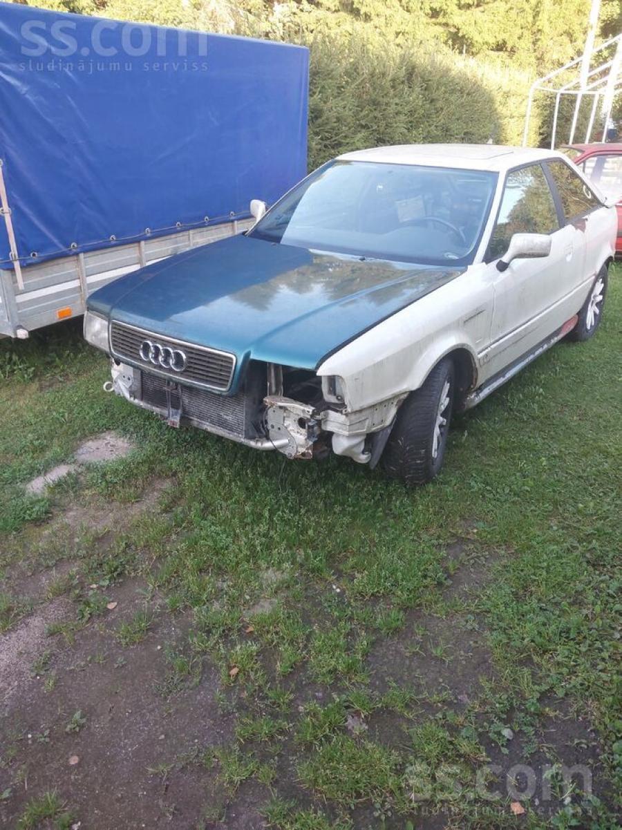 White Audi Coupe 1989 in Cesis, with an engine capacity of 2.30 L and mileage of 328 thousand km for 2000 €, photo 1 on AUTOMOTO.COM.LV