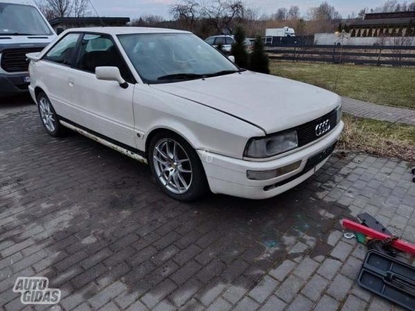 White Audi Coupe 1990 in Vilnius, with an engine capacity of 2.00 L and mileage of 260 thousand km for 2500 €, photo 1 on AUTOMOTO.COM.LV