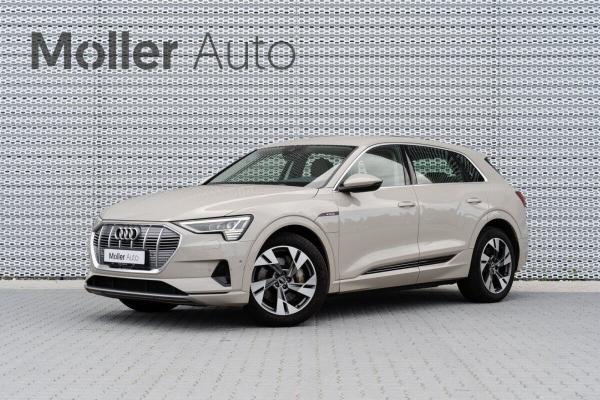 Beige Audi E-Tron 2020 in Marupe, with an engine capacity of 0.00 L and mileage of 144 thousand km for 29900 €, photo 1 on AUTOMOTO.COM.LV