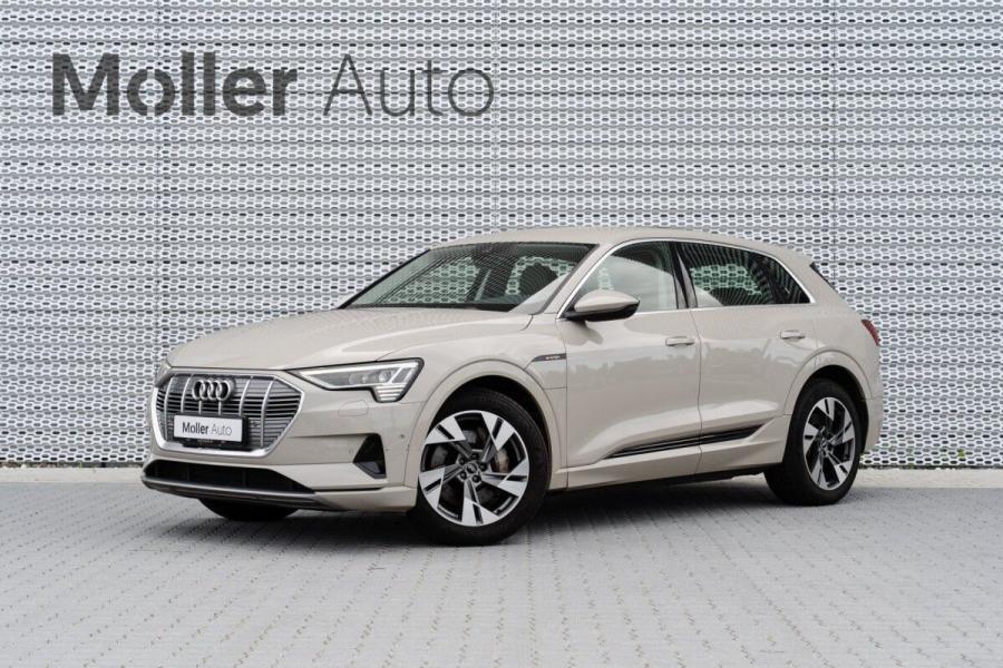 Beige Audi E-Tron 2020 in Marupe, with an engine capacity of 0.00 L and mileage of 144 thousand km for 29900 €, photo 1 on AUTOMOTO.COM.LV