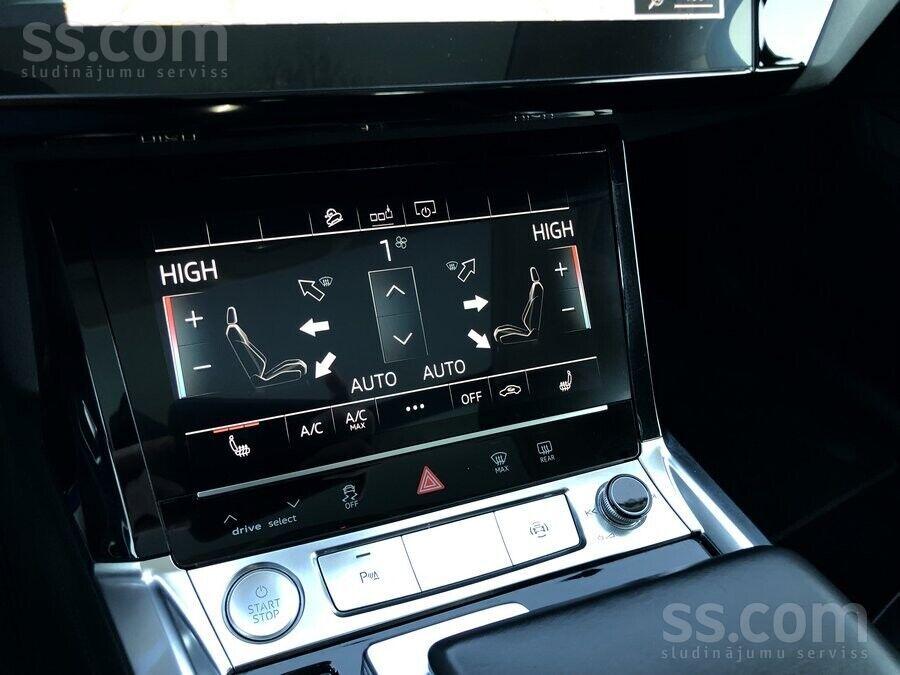 Black Audi E-Tron 2019 in Riga, with an engine capacity of 0.00 L and mileage of 167 thousand km for 19950 €, photo 16 on AUTOMOTO.COM.LV