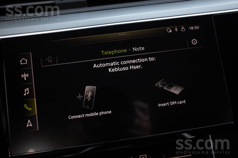 Melns Audi E-Tron 2019 Jelgava, ar dzinēja tilpumu 0.00 L un nobraukumu 0 tūkst. km par 18900 €, foto 27 vietnē AUTOMOTO.COM.LV