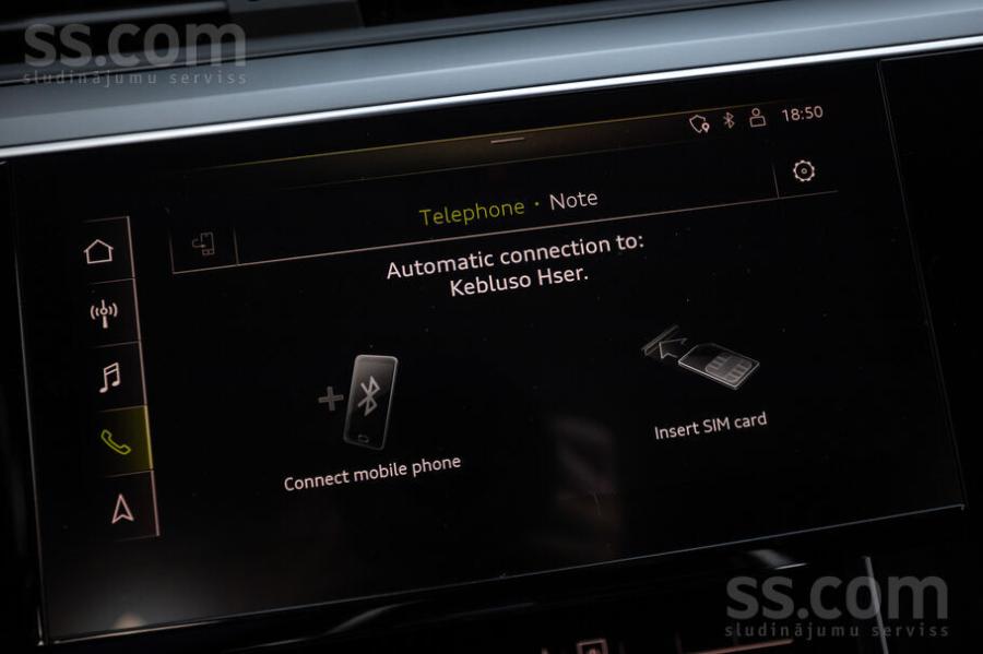 Melns Audi E-Tron 2019 Jelgava, ar dzinēja tilpumu 0.00 L un nobraukumu 0 tūkst. km par 18900 €, foto 34 vietnē AUTOMOTO.COM.LV