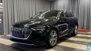 Black Audi E-Tron 2020 in Marupe, with an engine capacity of 0.00 L and mileage of 107 thousand km for 26990 €, photo  on AUTOMOTO.COM.LV