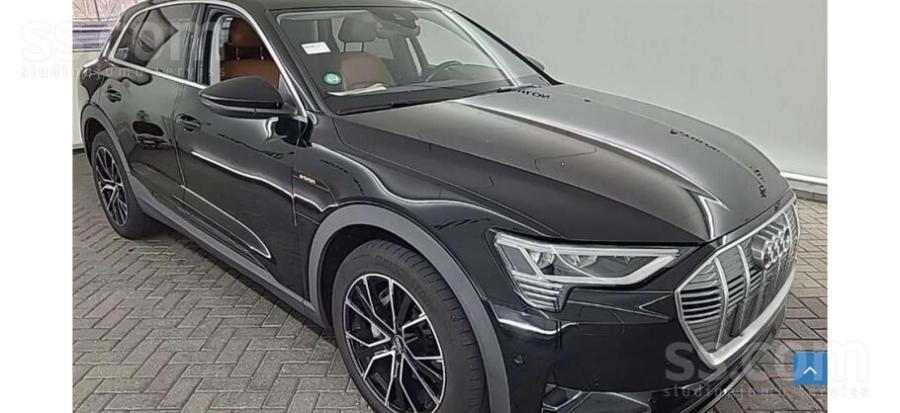 Black Audi E-Tron 2020 in Riga, with an engine capacity of 0.00 L and mileage of 105 thousand km for 23950 €, photo 1 on AUTOMOTO.COM.LV