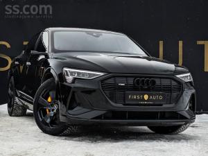 Black Audi E-Tron 2020 in Tukums, with an engine capacity of 0.00 L and mileage of 141 thousand km for 29990 €, photo  on AUTOMOTO.COM.LV