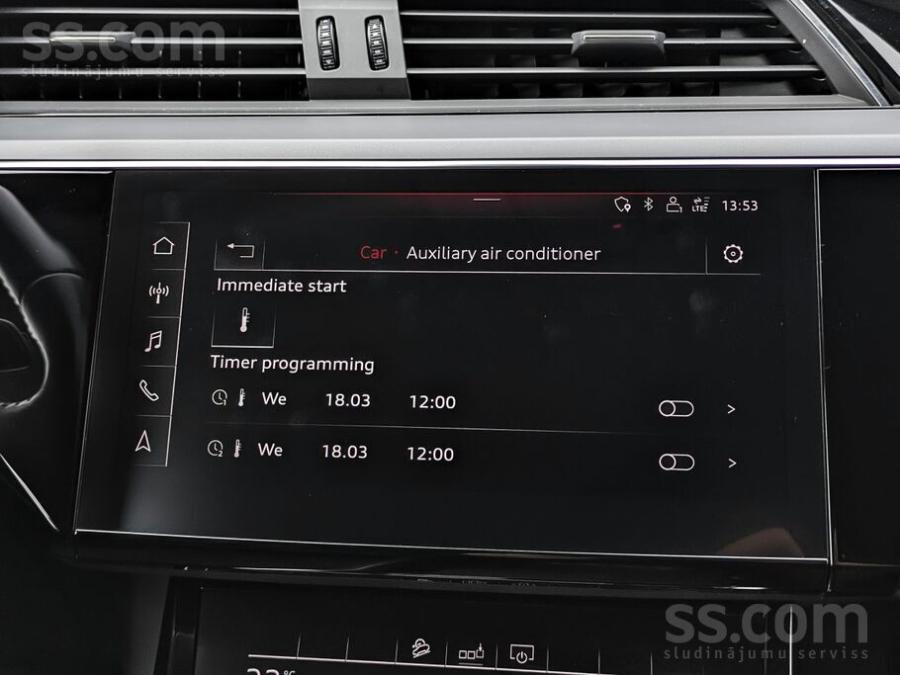 Melns Audi E-Tron 2020 Tukums, ar dzinēja tilpumu 0.00 L un nobraukumu 157 tūkst. km par 21500 €, foto 18 vietnē AUTOMOTO.COM.LV