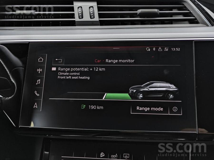 Melns Audi E-Tron 2020 Tukums, ar dzinēja tilpumu 0.00 L un nobraukumu 157 tūkst. km par 21500 €, foto 24 vietnē AUTOMOTO.COM.LV