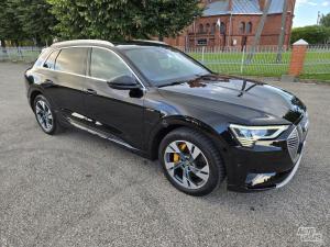 Black Audi E-Tron 2020 in Marijampole, with an engine capacity of 0.00 L and mileage of 76 thousand km for 26999 €, photo  on AUTOMOTO.COM.LV