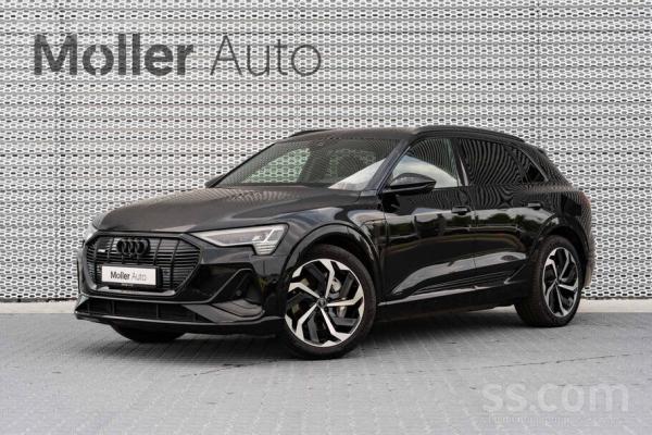 Black Audi E-Tron 2021 in Riga, with an engine capacity of 0.00 L and mileage of 67 thousand km for 32300 €, photo 1 on AUTOMOTO.COM.LV