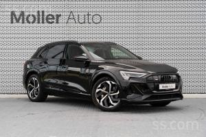 Black Audi E-Tron 2021 in Riga, with an engine capacity of 0.00 L and mileage of 67 thousand km for 22490 €, photo 2 on AUTOMOTO.COM.LV