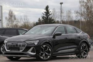 Black Audi E-Tron 2021 in Tukums, with an engine capacity of 0.00 L and mileage of 69 thousand km for 43000 €, photo  on AUTOMOTO.COM.LV