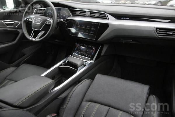 Melns Audi E-Tron 2021 Tukums, ar dzinēja tilpumu 0.00 L un nobraukumu 69 tūkst. km par 43000 €, foto 5 vietnē AUTOMOTO.COM.LV