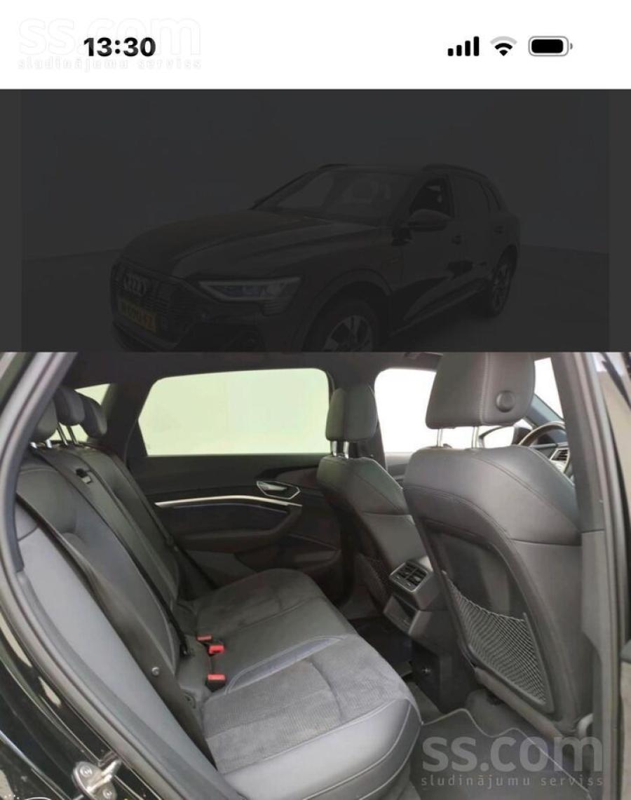 Black Audi E-Tron 2021 in Riga, with an engine capacity of 0.00 L and mileage of 124 thousand km for 29550 €, photo 8 on AUTOMOTO.COM.LV