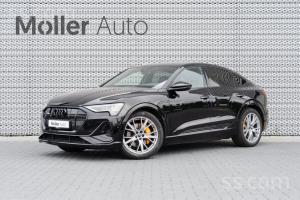 Melns Audi E-Tron 2021 Rīga, ar dzinēja tilpumu 0.00 L un nobraukumu 89 tūkst. km par 28300 €, foto  vietnē AUTOMOTO.COM.LV