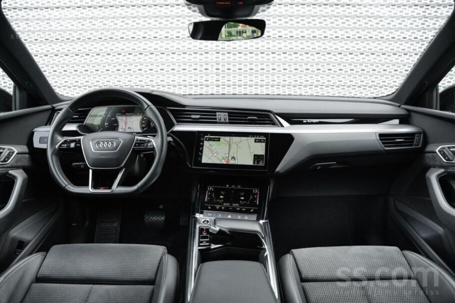 Melns Audi E-Tron 2021 Rīga, ar dzinēja tilpumu 0.00 L un nobraukumu 89 tūkst. km par 28300 €, foto 7 vietnē AUTOMOTO.COM.LV