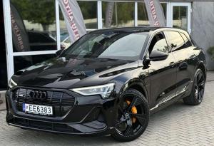 Melns Audi E-Tron 2021 Radviliškis, ar dzinēja tilpumu 0.00 L un nobraukumu 54 tūkst. km par 33578 €, foto  vietnē AUTOMOTO.COM.LV