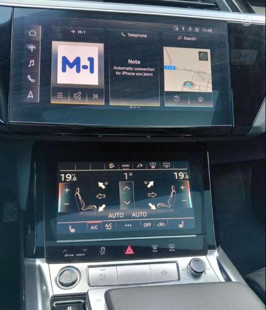 Black Audi E-Tron 2021 in Vilkaviskis, with an engine capacity of 0.00 L and mileage of 58 thousand km for 27400 €, photo 29 on AUTOMOTO.COM.LV