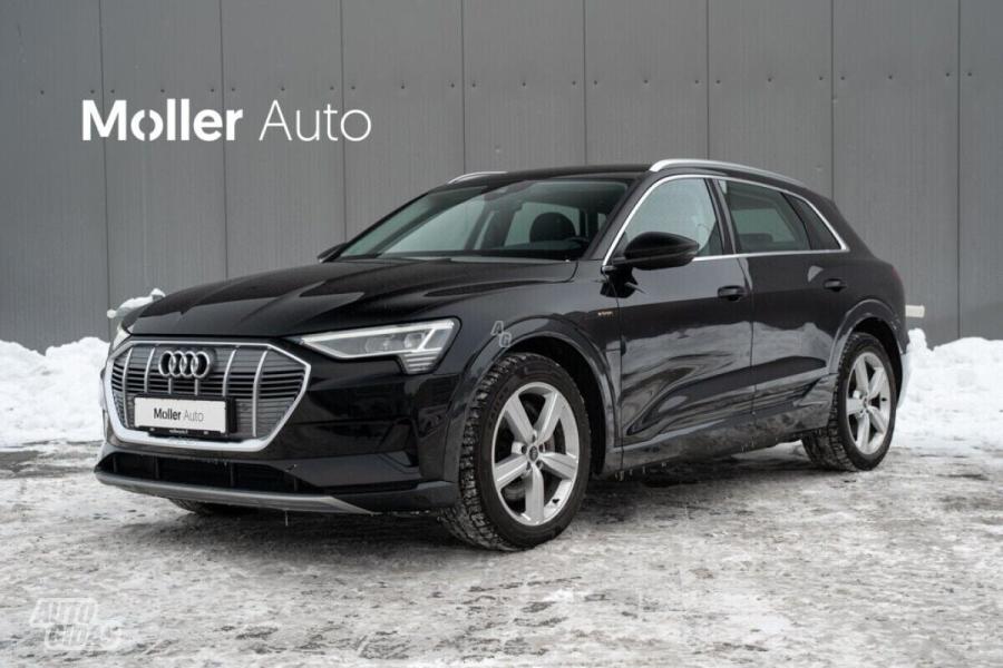 Black Audi E-Tron 2022 in Vilnius, with an engine capacity of 0.00 L and mileage of 43 thousand km for 34900 €, photo 1 on AUTOMOTO.COM.LV