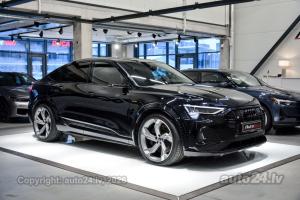 Melns Audi E-Tron 2022 Tallina, ar dzinēja tilpumu 0.00 L un nobraukumu 56 tūkst. km par 52000 €, foto  vietnē AUTOMOTO.COM.LV