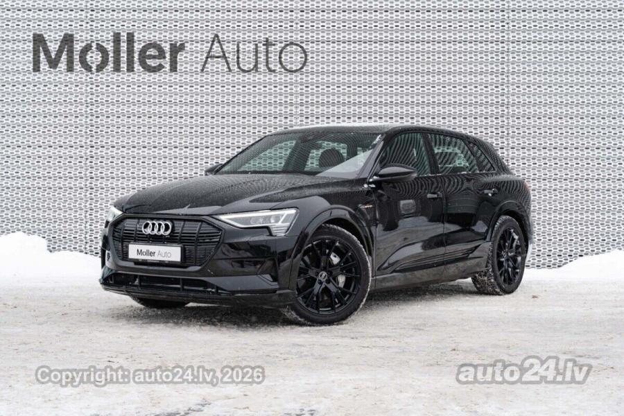 Black Audi E-Tron 2022 in Riga, with an engine capacity of 0.00 L and mileage of 51 thousand km for 41965 €, photo 1 on AUTOMOTO.COM.LV