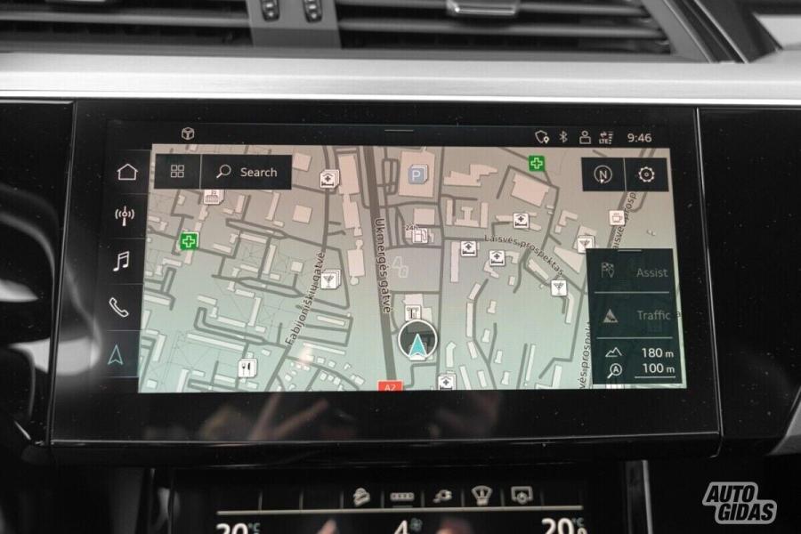 Черный Ауди E-Tron 2022 в Вильнюс, объемом двигателя 0.00 л и пробегом 57 тыс. км за 43500 €, фото 21 на AUTOMOTO.COM.LV