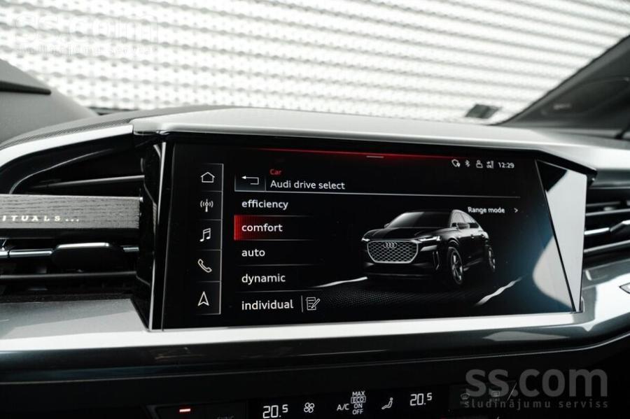 Black Audi E-Tron 2022 in Riga, with an engine capacity of 0.00 L and mileage of 67 thousand km for 37500 €, photo 22 on AUTOMOTO.COM.LV