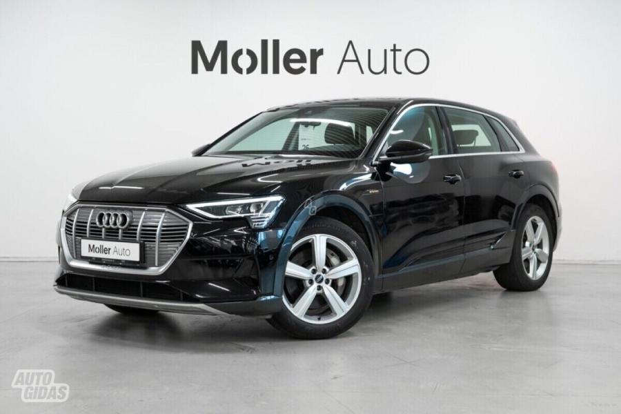 Black Audi E-Tron 2022 in Vilnius, with an engine capacity of 0.00 L and mileage of 58 thousand km for 29500 €, photo 1 on AUTOMOTO.COM.LV