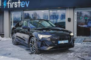 Melns Audi E-Tron 2022 Rīga, ar dzinēja tilpumu 0.00 L un nobraukumu 126 tūkst. km par 29990 €, foto  vietnē AUTOMOTO.COM.LV