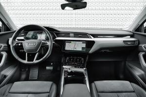 Melns Audi E-Tron 2022 Mārupe, ar dzinēja tilpumu 0.00 L un nobraukumu 33 tūkst. km par 41850 €, foto 7 vietnē AUTOMOTO.COM.LV