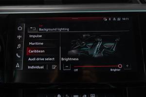 Black Audi E-Tron 2022 in Vilnius, with an engine capacity of 0.00 L and mileage of 57 thousand km for 29250 €, photo 19 on AUTOMOTO.COM.LV