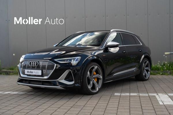 Black Audi E-Tron 2022 in Vilnius, with an engine capacity of 0.00 L and mileage of 76 thousand km for 40650 €, photo 3 on AUTOMOTO.COM.LV