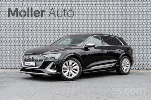 Черный Ауди E-Tron 2022 в Рига, объемом двигателя 0.00 л и пробегом 18 тыс. км за 47200 €, фото  на AUTOMOTO.COM.LV