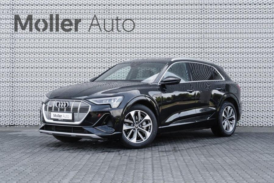 Melns Audi E-Tron 2022 Mārupe, ar dzinēja tilpumu 0.00 L un nobraukumu 50 tūkst. km par 46100 €, foto 1 vietnē AUTOMOTO.COM.LV