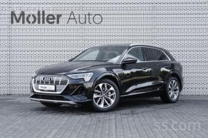 Melns Audi E-Tron 2022 Rīga, ar dzinēja tilpumu 0.00 L un nobraukumu 50 tūkst. km par 46100 €, foto  vietnē AUTOMOTO.COM.LV