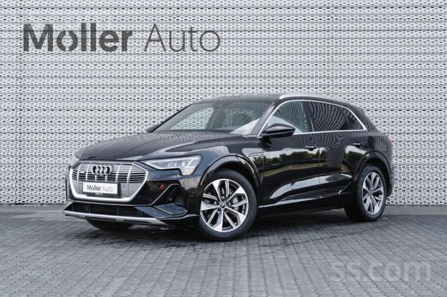 Melns Audi E-Tron 2022 Rīga, ar dzinēja tilpumu 0.00 L un nobraukumu 50 tūkst. km par 46100 €, foto 1 vietnē AUTOMOTO.COM.LV