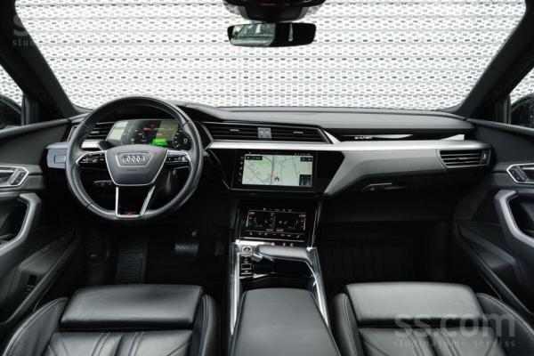 Melns Audi E-Tron 2022 Rīga, ar dzinēja tilpumu 0.00 L un nobraukumu 50 tūkst. km par 46100 €, foto 6 vietnē AUTOMOTO.COM.LV
