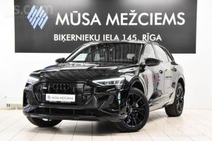 Black Audi E-Tron 2022 in Riga, with an engine capacity of 0.00 L and mileage of 82 thousand km for 35590 €, photo  on AUTOMOTO.COM.LV