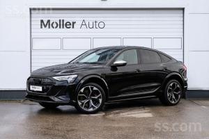 Black Audi E-Tron 2022 in Riga, with an engine capacity of 0.00 L and mileage of 30 thousand km for 42950 €, photo  on AUTOMOTO.COM.LV