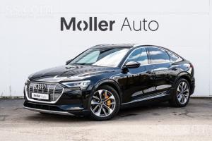 Black Audi E-Tron 2022 in Riga, with an engine capacity of 0.00 L and mileage of 35 thousand km for 35500 €, photo  on AUTOMOTO.COM.LV
