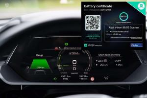 Black Audi E-Tron 2022 in Vilnius, with an engine capacity of 0.00 L and mileage of 45 thousand km for 36900 €, photo 9 on AUTOMOTO.COM.LV