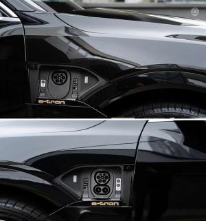 Black Audi E-Tron 2022 in Vilnius, with an engine capacity of 0.00 L and mileage of 45 thousand km for 36900 €, photo 24 on AUTOMOTO.COM.LV
