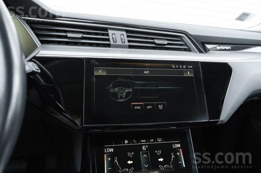 Melns Audi E-Tron 2022 Rīga, ar dzinēja tilpumu 0.00 L un nobraukumu 133 tūkst. km par 27800 €, foto 19 vietnē AUTOMOTO.COM.LV