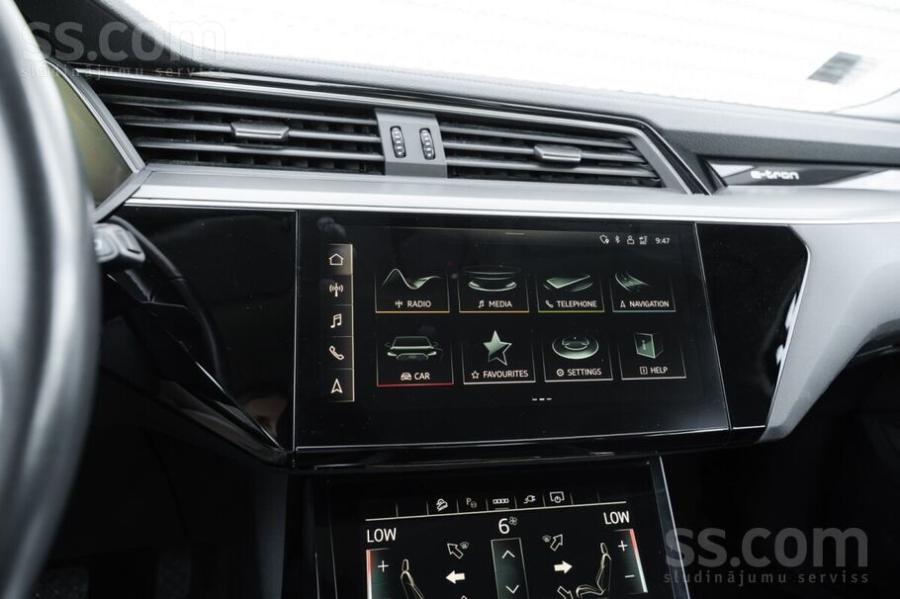 Melns Audi E-Tron 2022 Rīga, ar dzinēja tilpumu 0.00 L un nobraukumu 133 tūkst. km par 27800 €, foto 21 vietnē AUTOMOTO.COM.LV