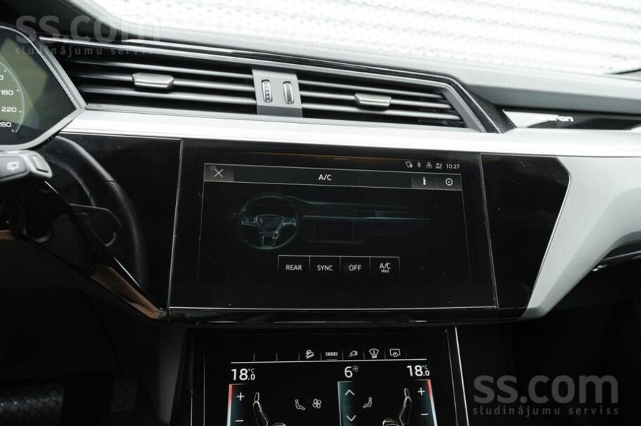 Melns Audi E-Tron 2022 Rīga, ar dzinēja tilpumu 0.00 L un nobraukumu 74 tūkst. km par 39300 €, foto 21 vietnē AUTOMOTO.COM.LV