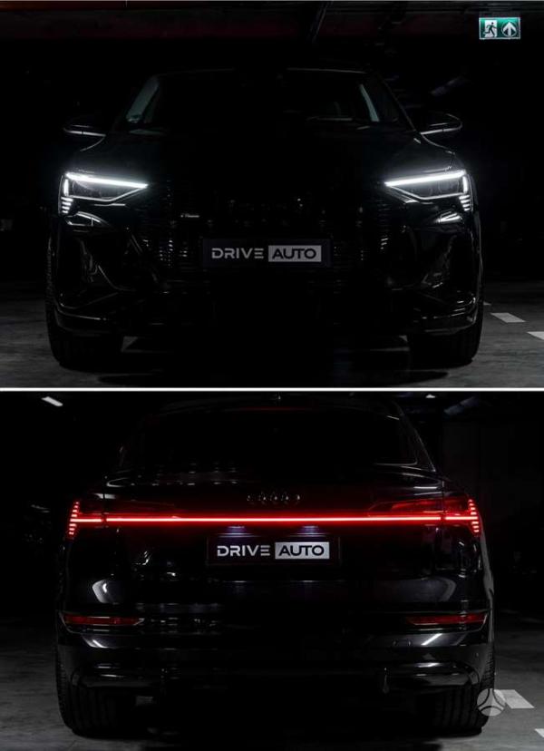 Black Audi E-Tron 2022 in Vilnius, with an engine capacity of 0.00 L and mileage of 45 thousand km for 36900 €, photo 5 on AUTOMOTO.COM.LV